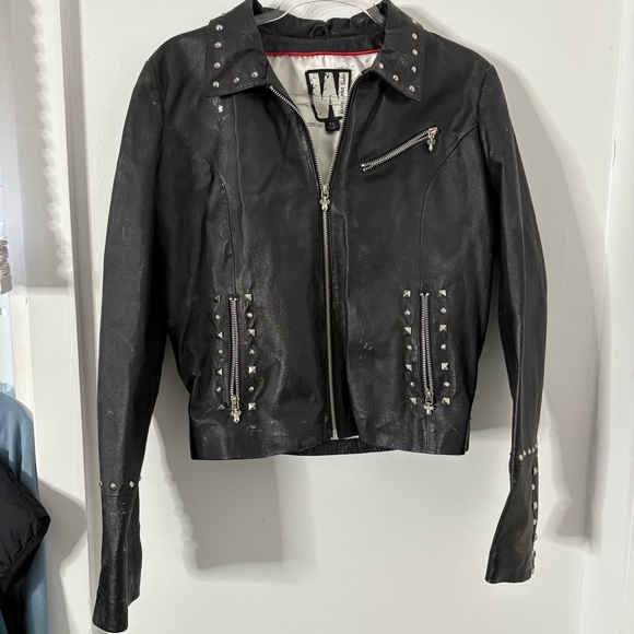 Wilsons Leather | Jackets & Coats | Vintage Led Zeppelin Leather Jacket ...